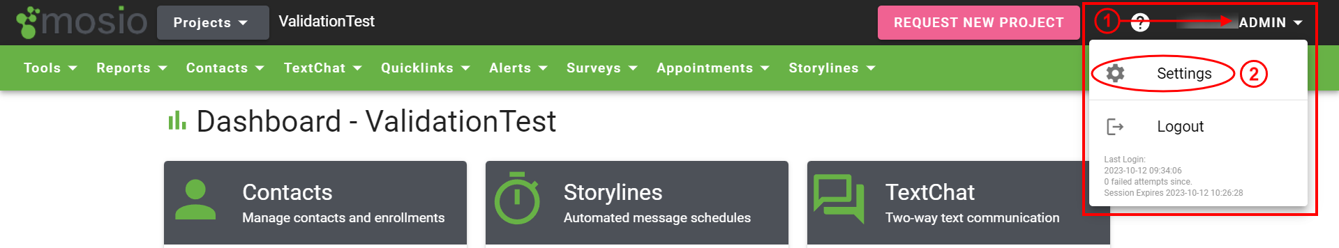 My Profile - How to Update My Username – Mosio Mobile Messaging